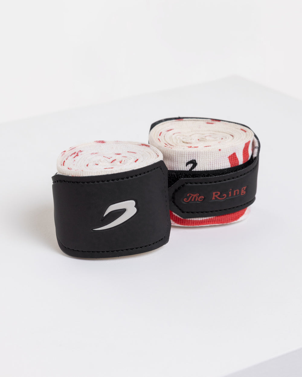Ring x BOXRAW 4.5m Hand Wraps - Beige/Red | BOXRAW