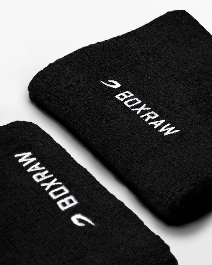 BOXRAW Boxing Glove Sweatband (2 Pack) - Black | BOXRAW
