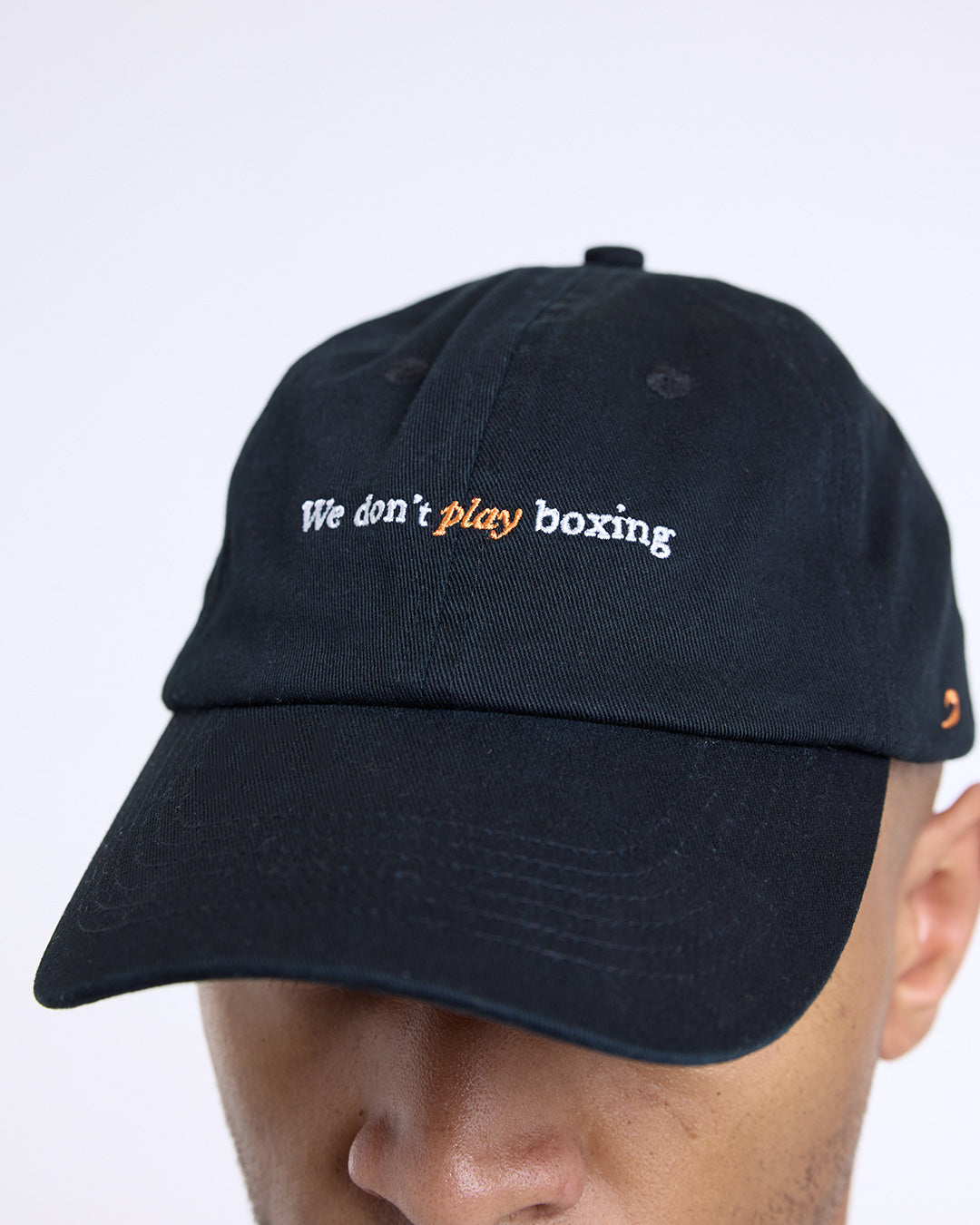 We Don't Play Boxing Cap - Black | BOXRAW