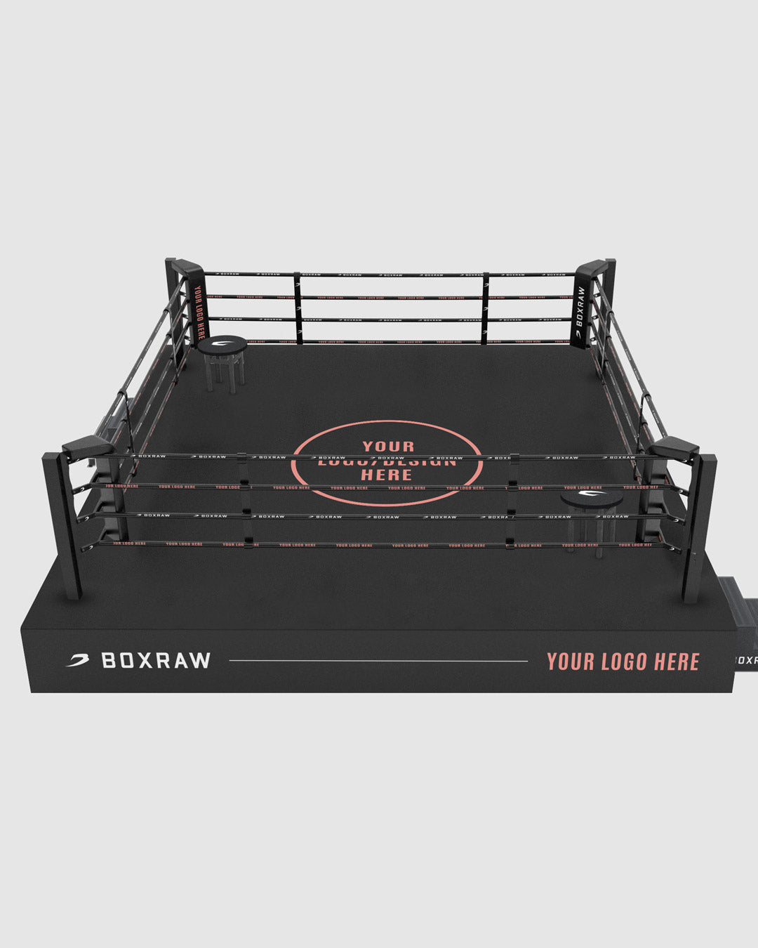 BOXRAW 36" Competition Boxing Ring - Custom Design | BOXRAW