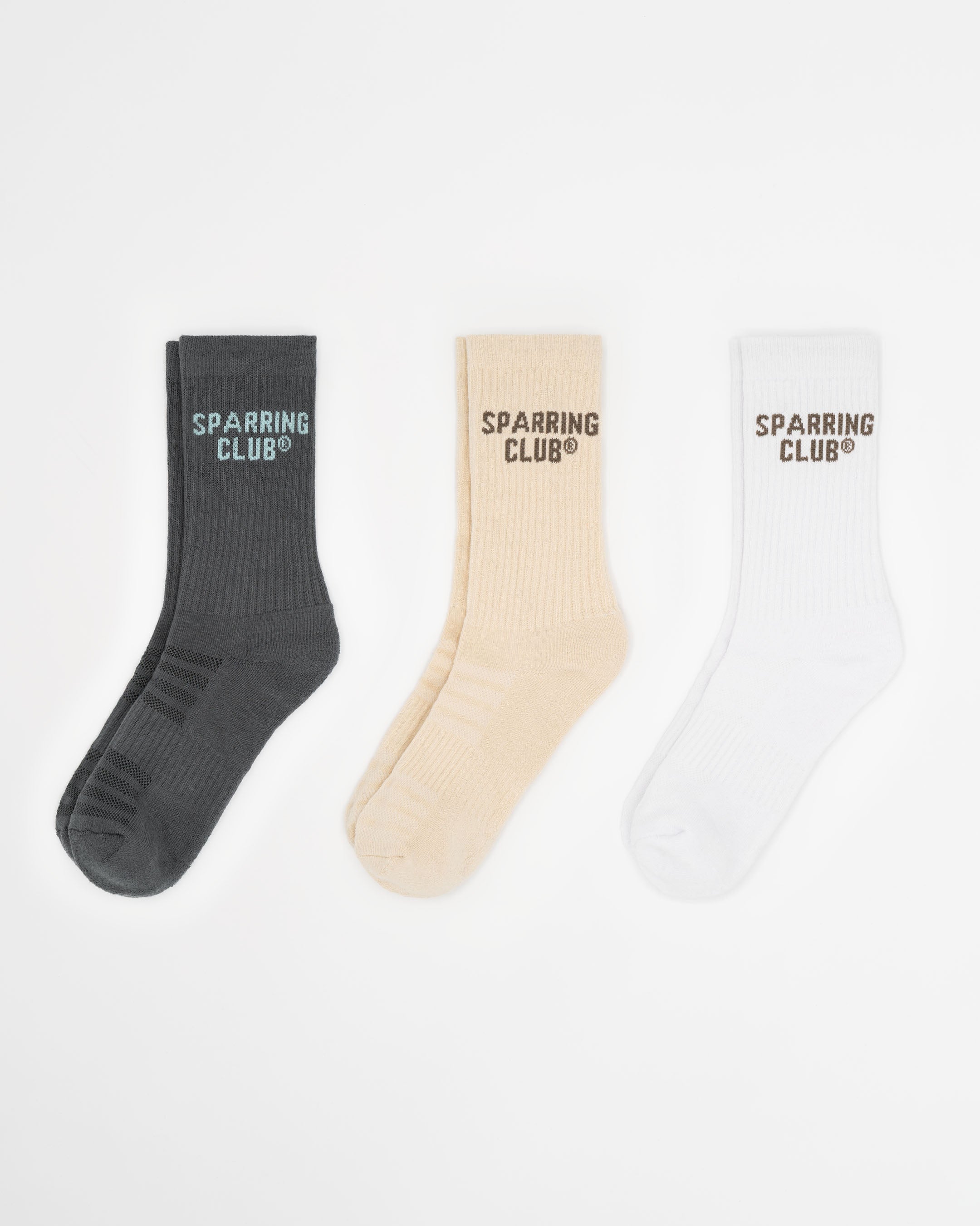 Sparring Club Socks (3 Pairs) - Mixed | BOXRAW