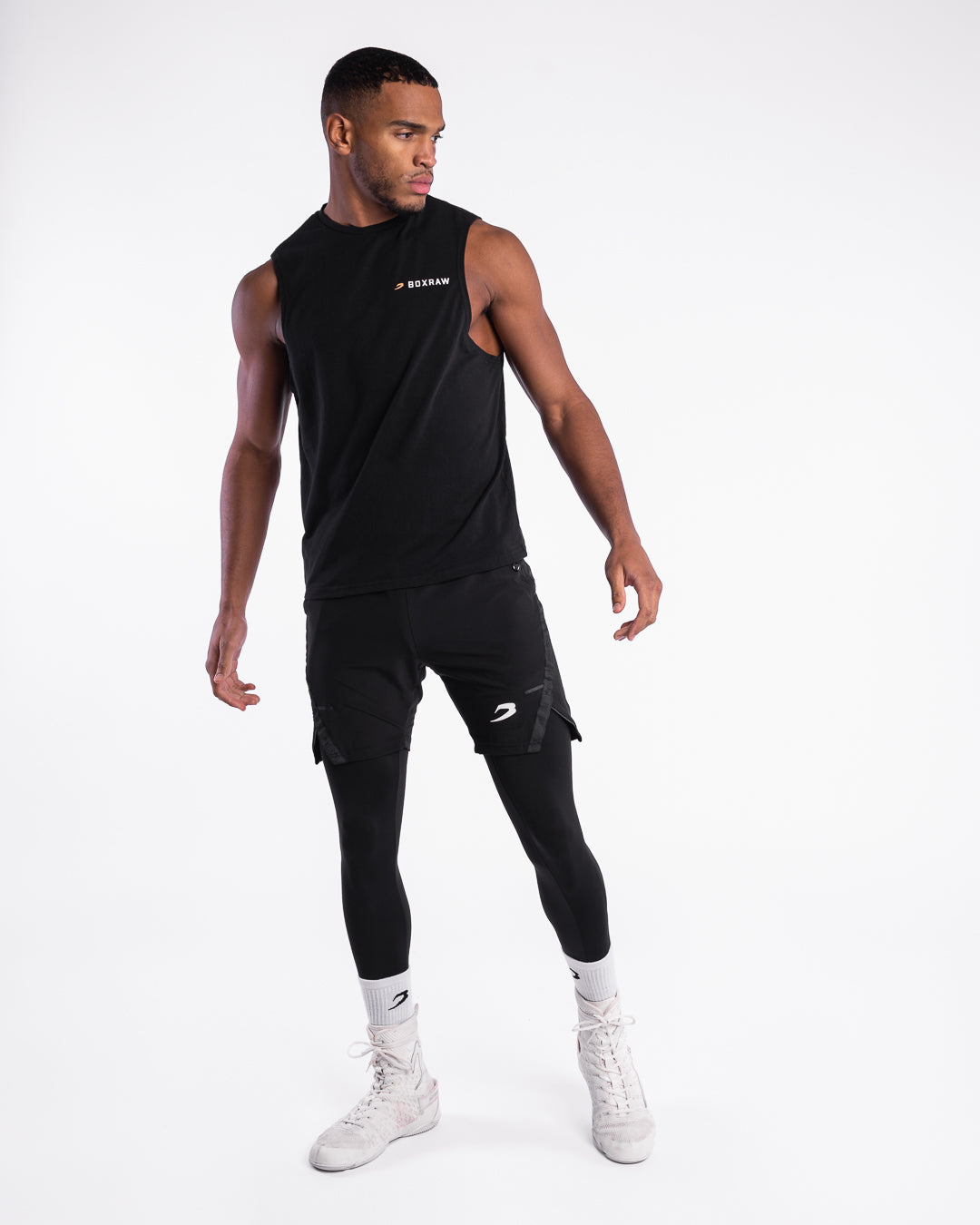 We Don't Play Boxing Muscle Tank - Black | BOXRAW